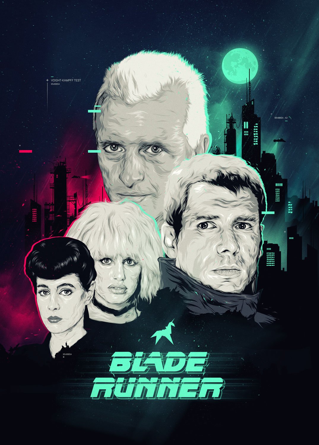 The Geeky Nerfherder: #CoolArt: 'Blade Runner' prints by Jeff Poitiers ...