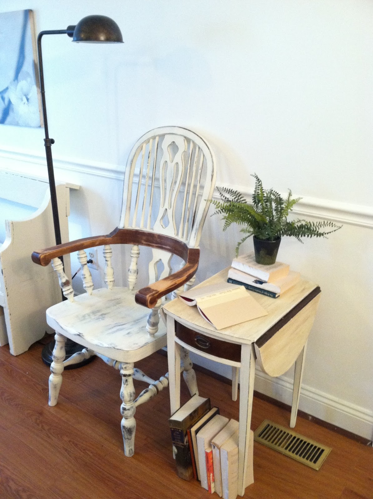 Chelsea's Garage: Chunky, rustic chair