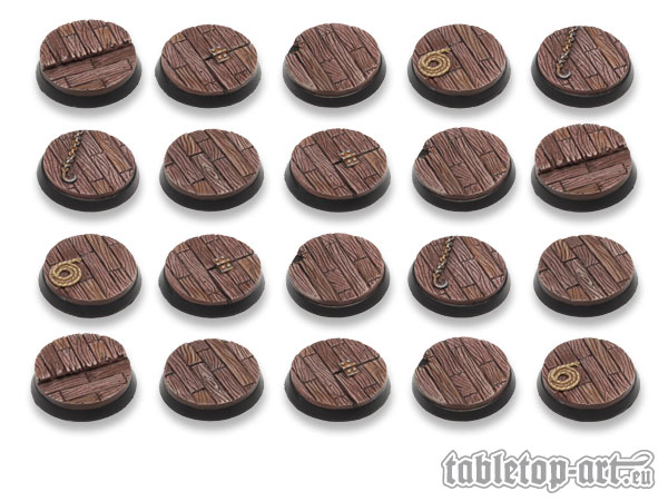 Tabletop Fix: Tabletop Art - New Pirate Ship Bases