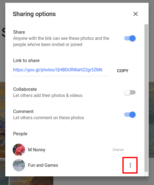 How to block (or unblock) someone in Google Photos