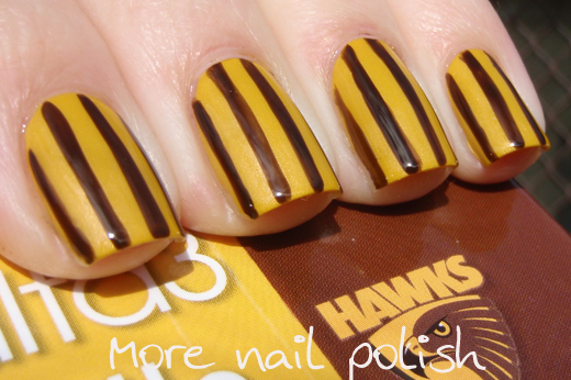 Ulta3 - AFL Fan Nails | Nail Art Ideas