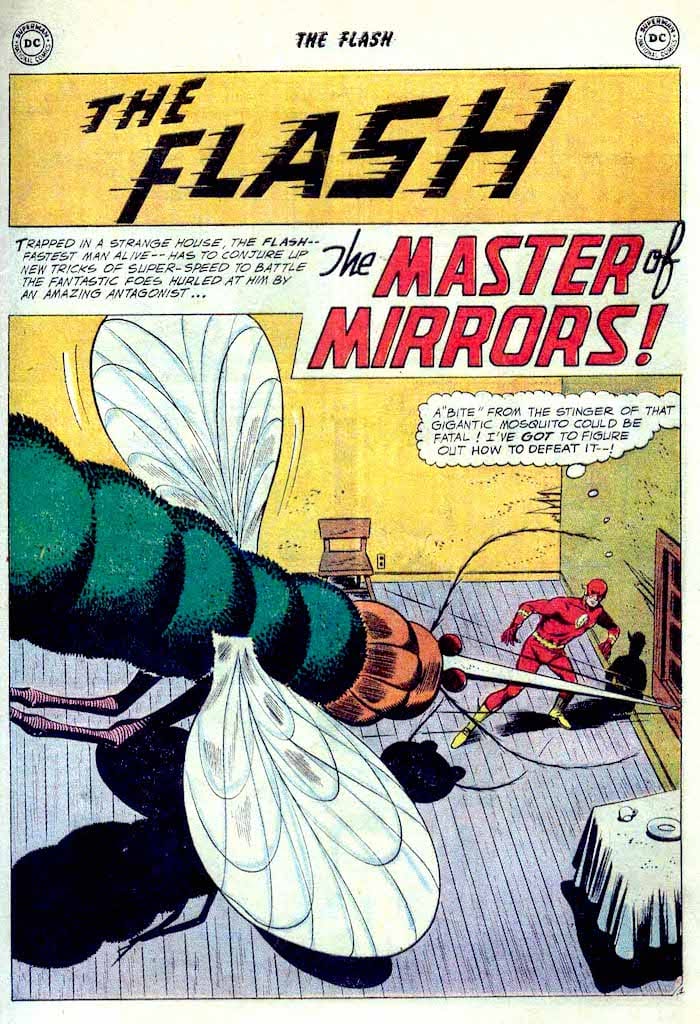 Flash #105 - 1st issue, 1st Mirror Master - Pencil Ink