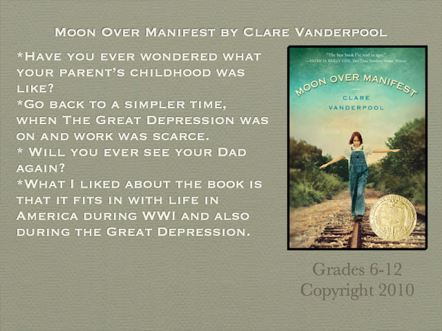 Young Adult Reading Machine: Moon Over Manifest by Clare Vanderpool
