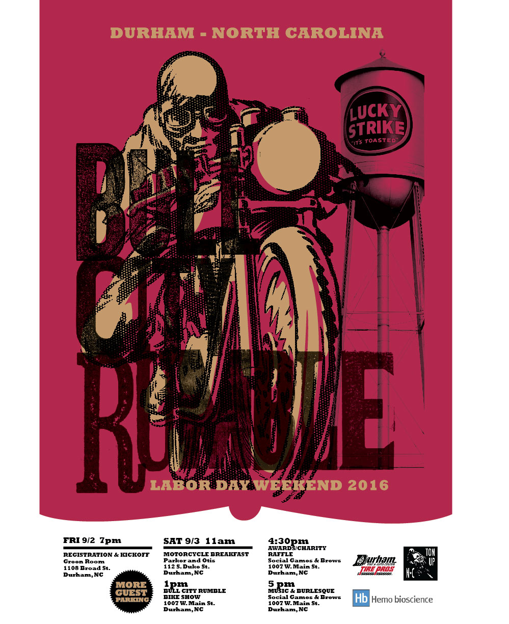 Ton Up NC: The Rumble... Artwork retrospective...