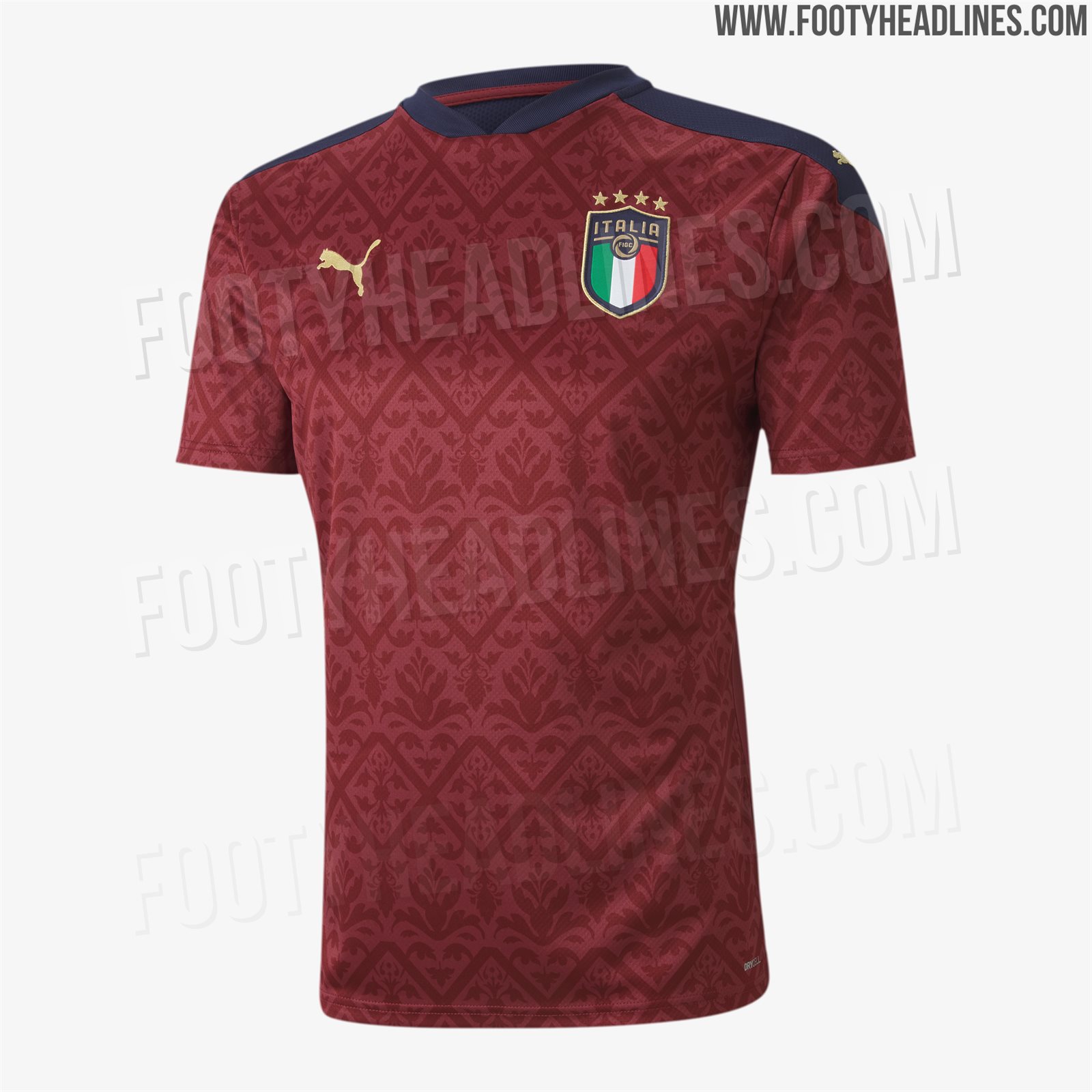 Puma Italy EURO 2020 Home, Away, Third & Goalkeeper Kits - "Renaissance ...