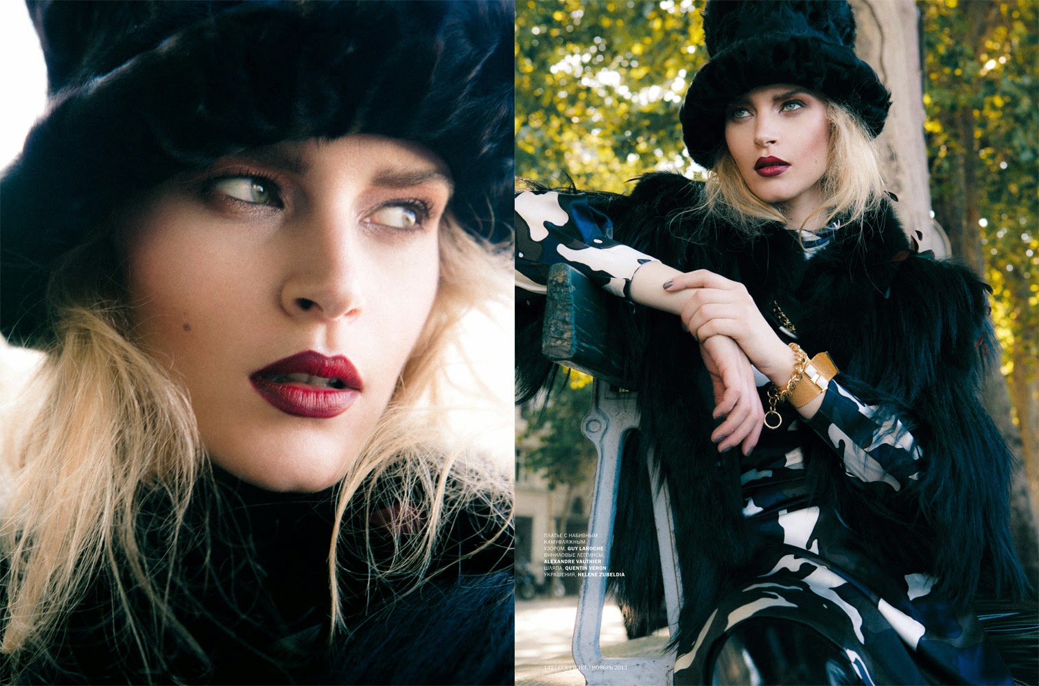 iza olak by marco trunz for l'officiel ukraine november 2013 | visual ...