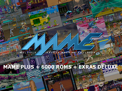 Cintreuk: EMULADOR MAME PLUS 6000 ROMS EXTRAS DELUXE
