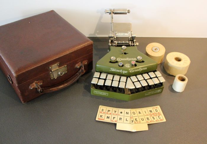 AN ERA IN TIME: 1906 STENOTYPE MACHINE BY WARD STONE IRELAND