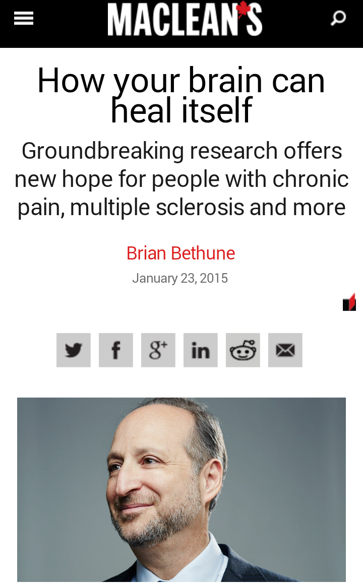 Thopinions: How your brain can heal itself