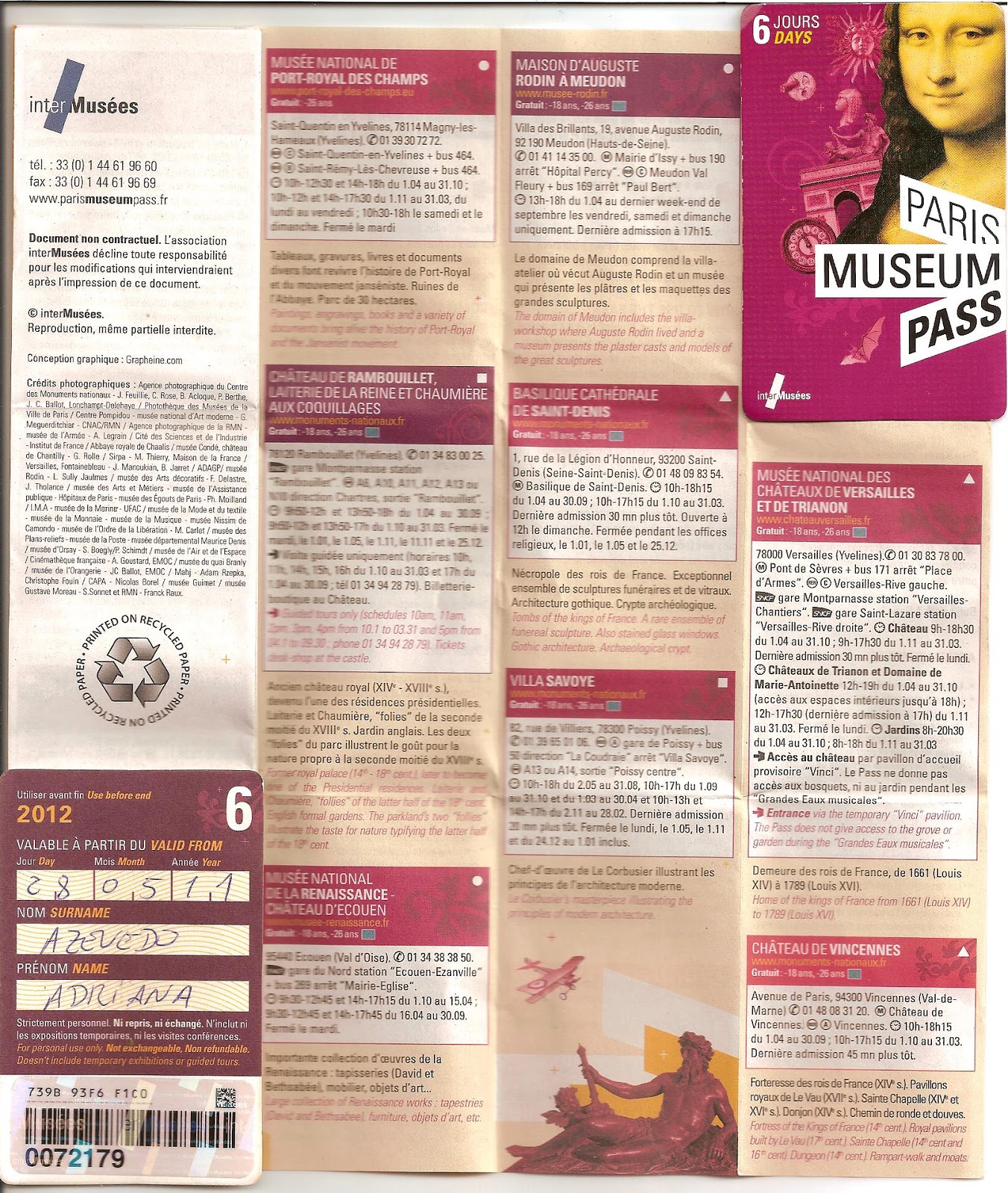 Viajar faz muito bem: "PARIS MUSEUM PASS" - A MELHOR OPÇÃO PARA VISITAR ...