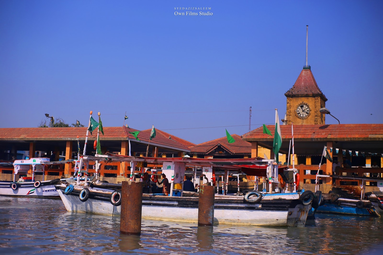 Syed Aziz Saleem: Keamari Karachi Port Syed Aziz Saleem