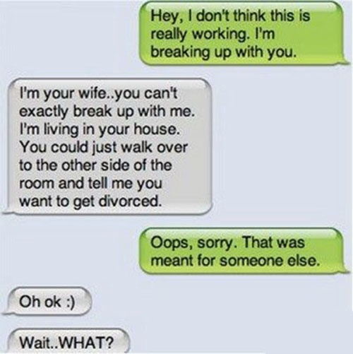 13 Funny But Sad Break-up Texts Ever - Sarcasm feelings