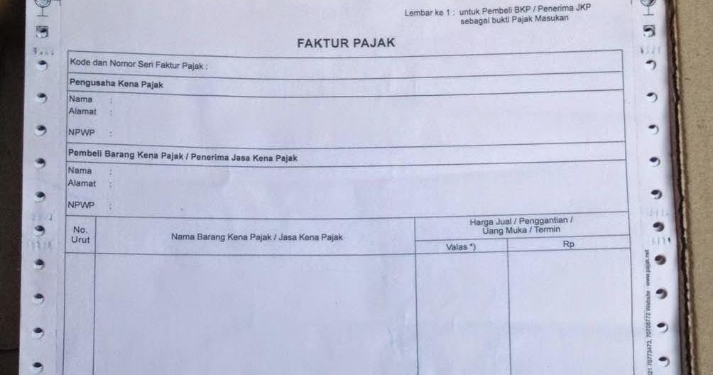 Standar Harga Kertas Continuous Form - Pasaran
