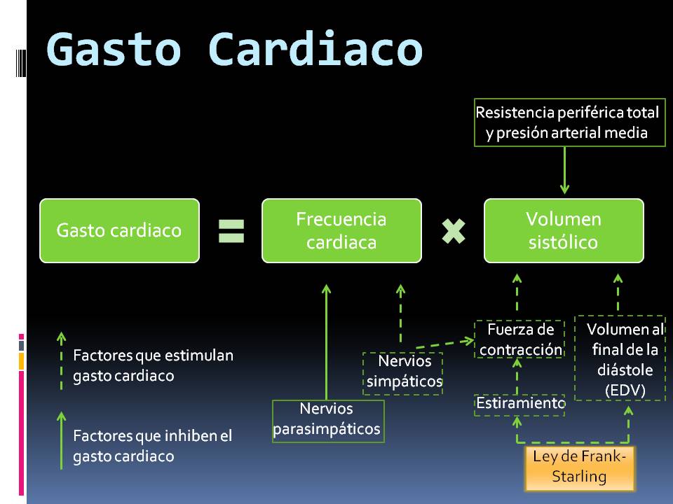 Fisiología de Omar Báez: Formula Gasto cardiaco