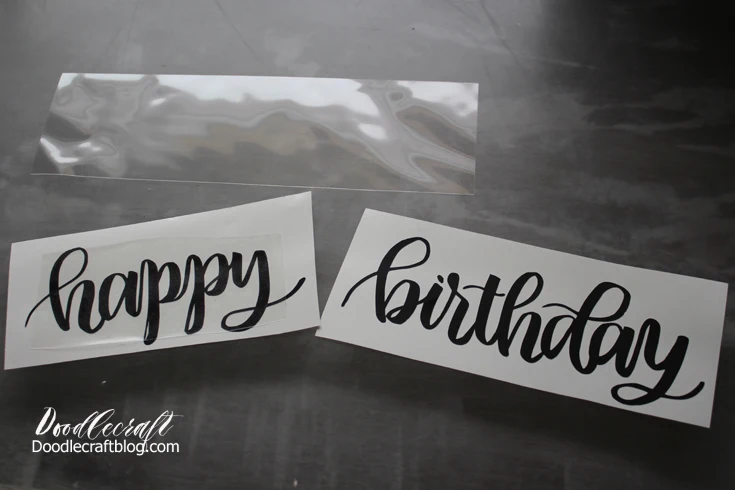 Cinema Lightbox DIY Letters and Words!