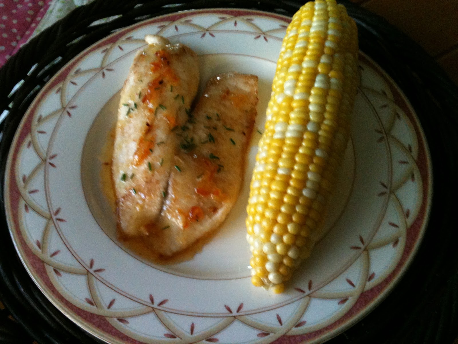 Kitty's Kozy Kitchen: Pan Seared 5-Spice Tilapia with Hot Orange Ginger ...