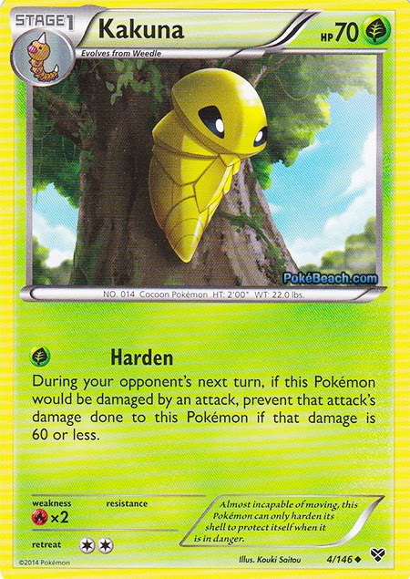 Kakuna -- Pokemon X and Y Card Review | PrimetimePokemon's Blog