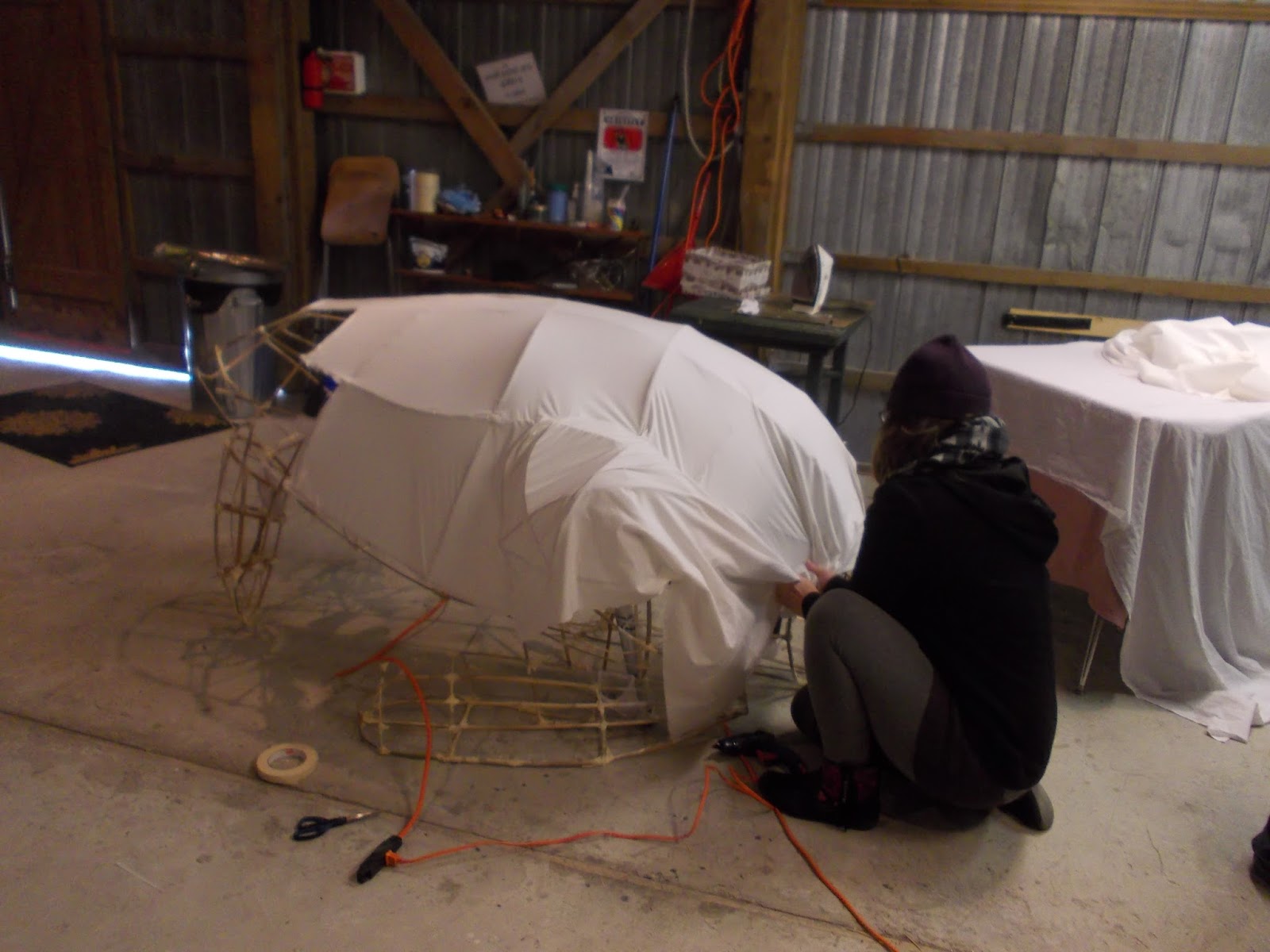 meet me at the silo: How to Build a Giant Lantern