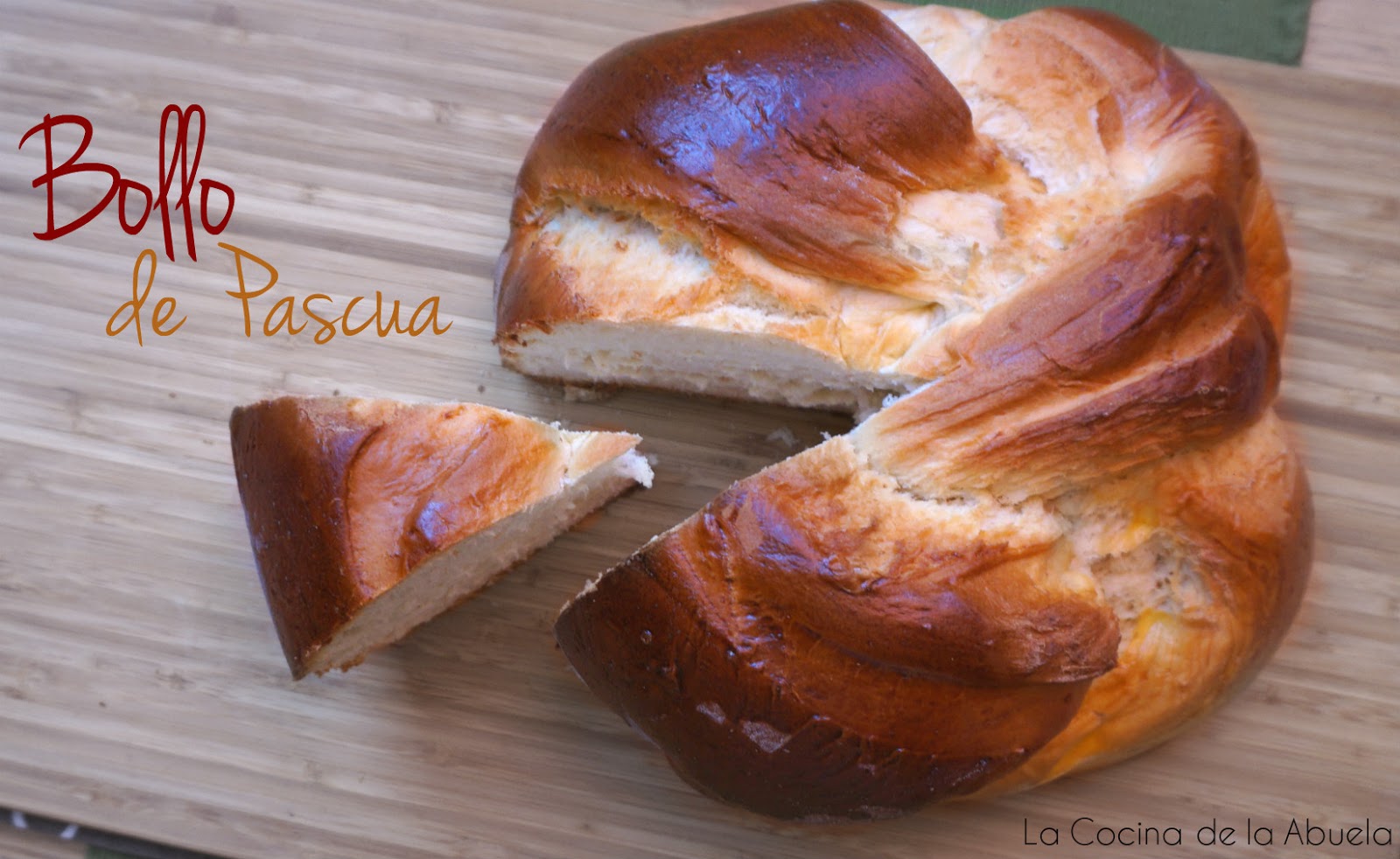 Pan dulce de Cuaresma. Bollo de pascua.