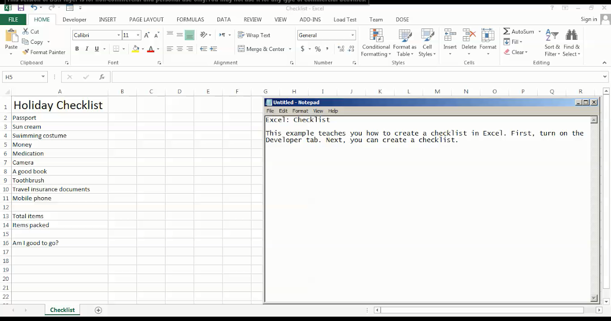 Excel tutorials and examples.