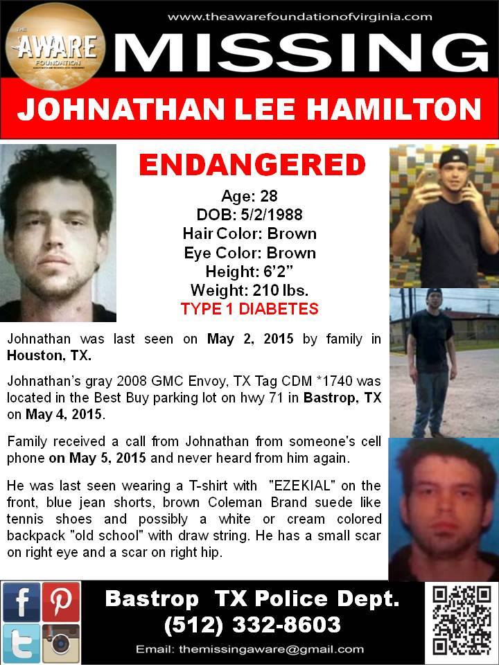 Without A Trace: Johnathan Lee Hamilton-UPDATE: REMAINS FOUND AND ...