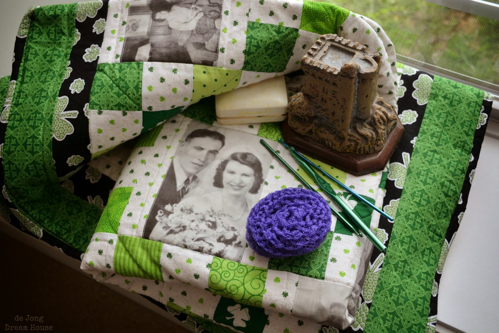 de Jong Dream House: Quilt #9: Irish Chain Memory Quilt