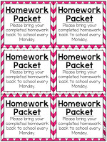 Year Long Kindergarten Homework! + EXTRA + FREEBIE!