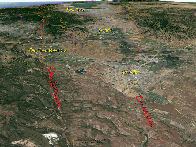 Calaveras Fault at Hollister, California