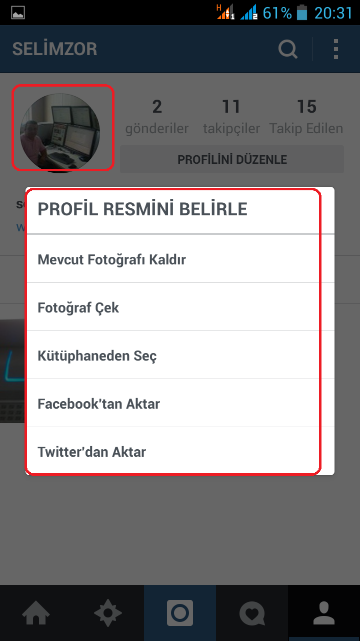 NoktaYardım: instagram Profil Resmi Nasıl Eklenir? Instagram Profil ...