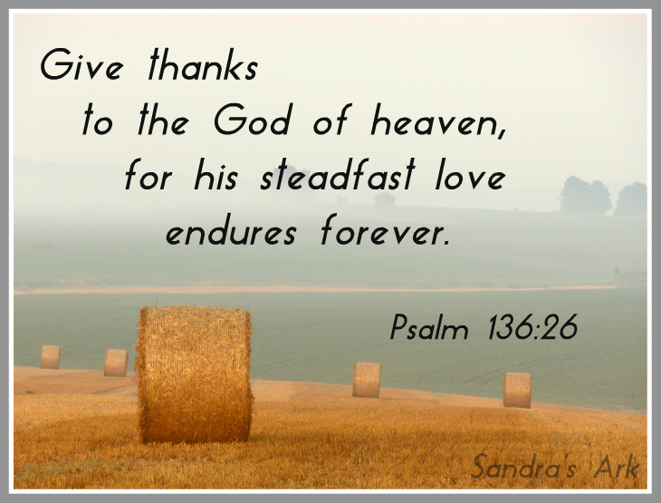 Sandra's Ark: Pondering the Psalms - Psalm 136