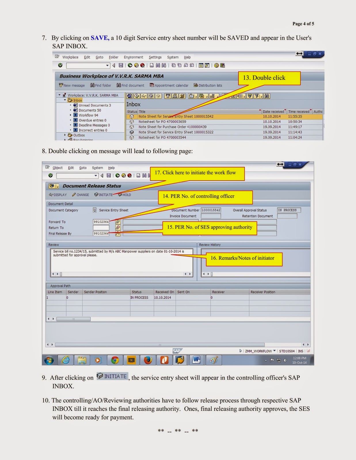 SAP PM, MM module tips for BSNL ERP End users: End user manual for ...