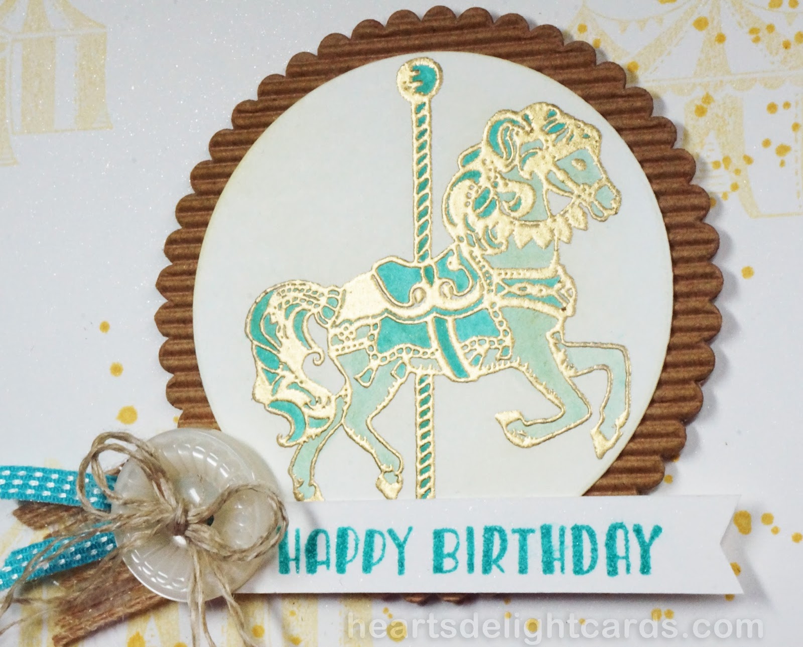 Heart's Delight Cards: Carousel Birthday Challenges!