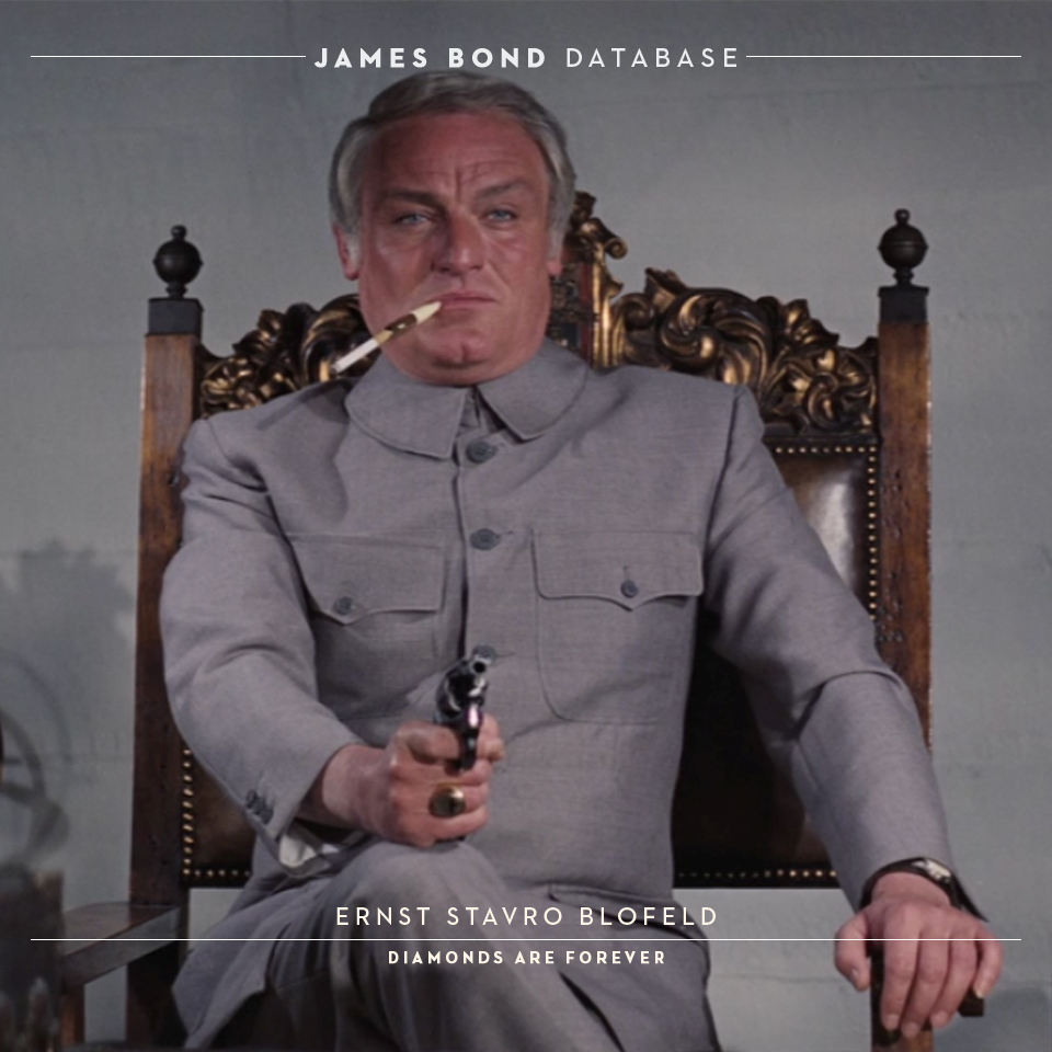 James Bond Database: Ernst Stavro Blofeld