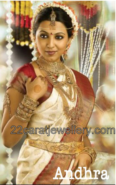 Andhra Bride Traditional Jewellery - Jewellery Designs