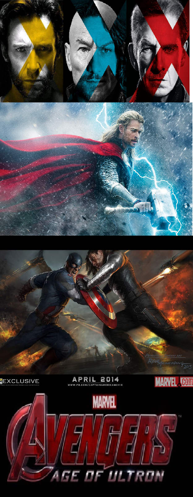 Super-Heróis e Cia: Veja os trailers dos próximos filmes da Marvel!