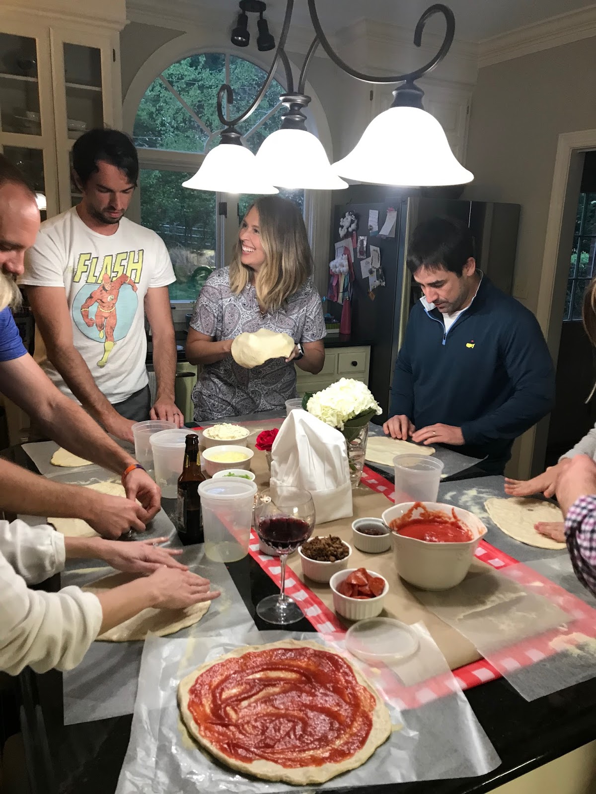 Make your own pizza Supper Club - The Blush Magnolia