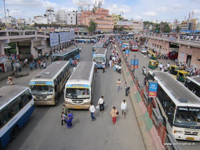 Bangalore - Bus stand through my lens