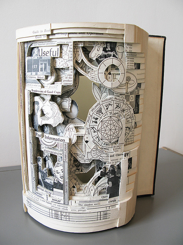 Fashion and Art Trend: Incredible Sculptural Book Art - The Book Surgeon