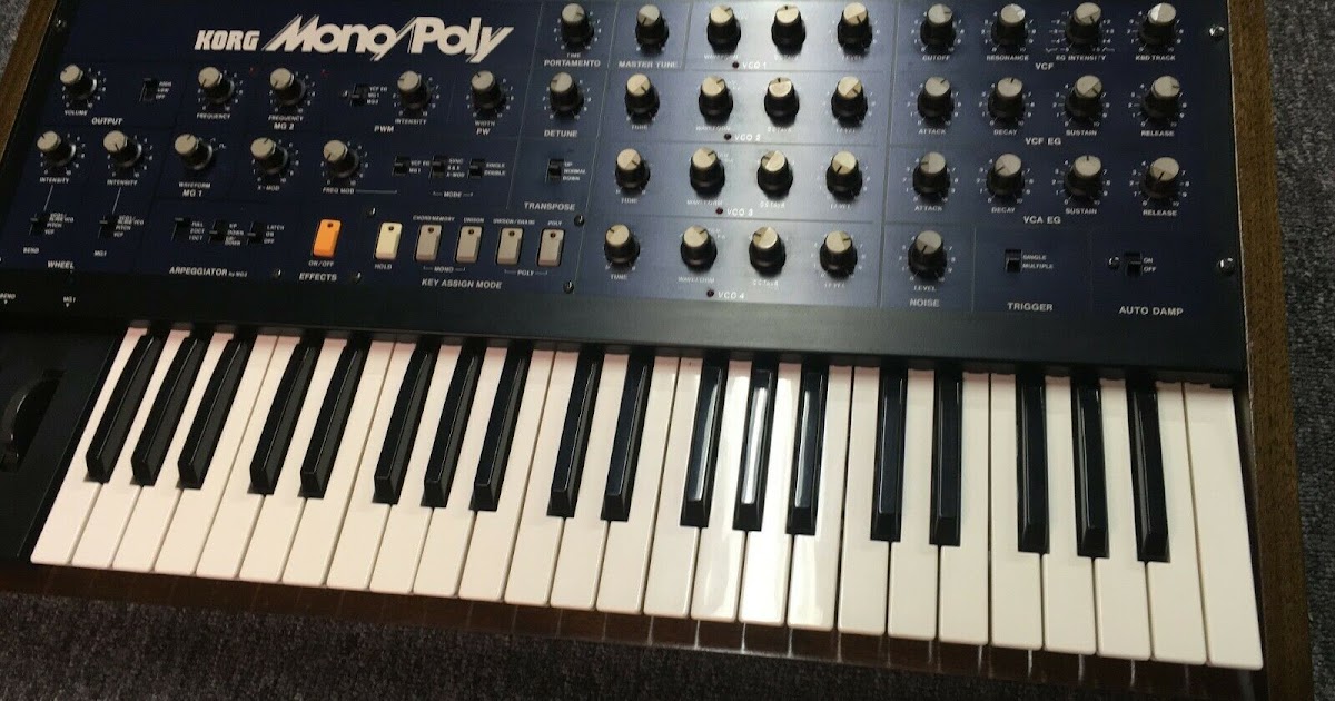 MATRIXSYNTH: Korg Mono/Poly Synthesizer SN 378220