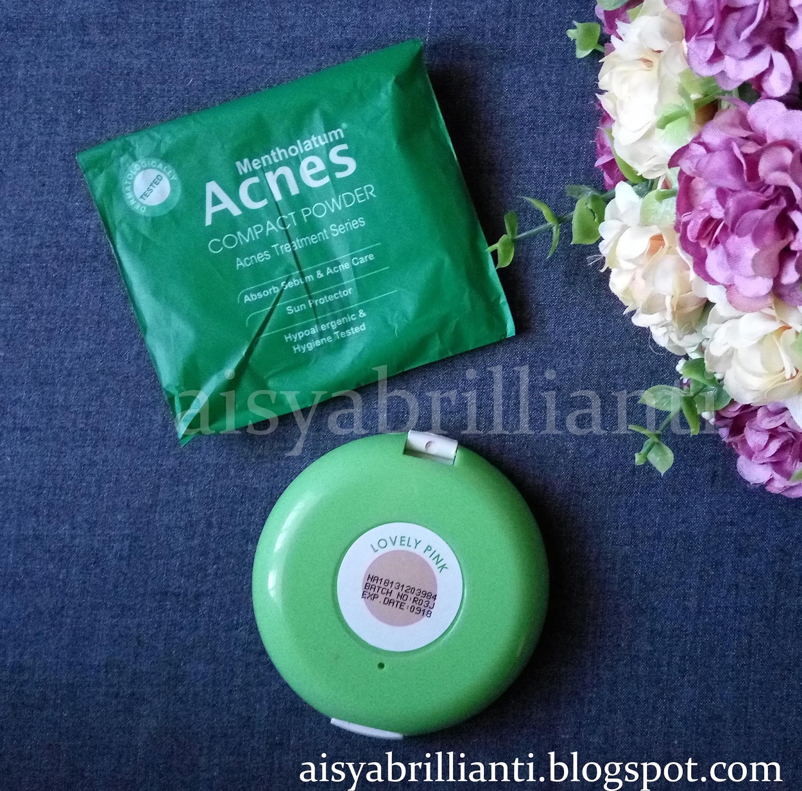 REVIEW BEDAK, ACNES COMPACT POWDER LOVELY PINK - Aisya's Note