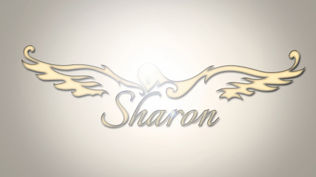 Sharon Logo | Angel Wings Design