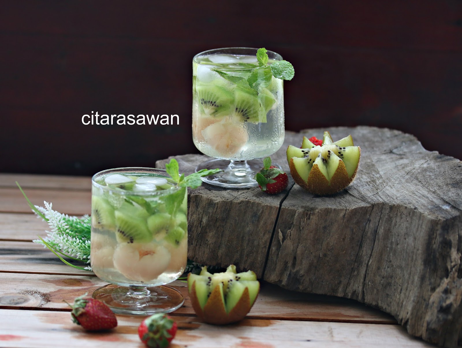 Kiwi Lychee Punch Soda ~ Resepi Terbaik