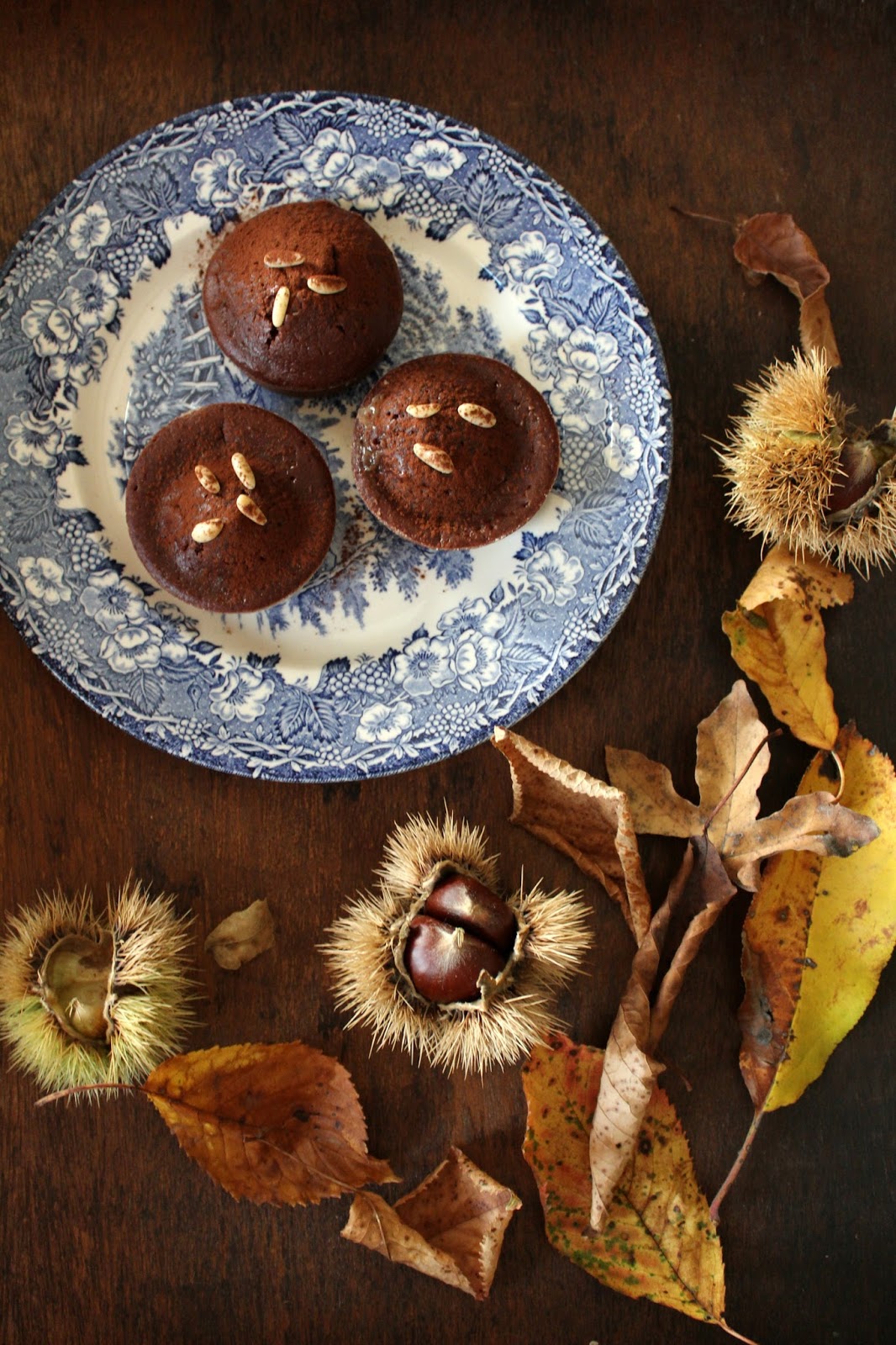 DOLCI RICORDI - TORTINE DI CASTAGNE, CACAO E CREMA DI MARRONI