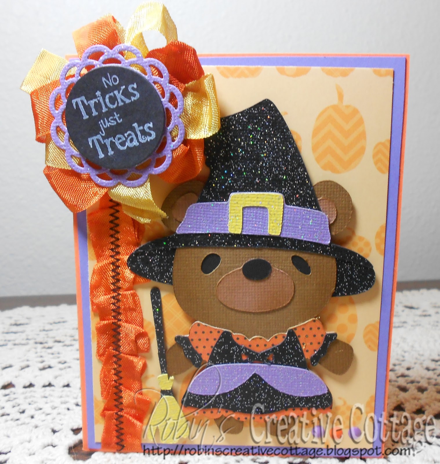 Robin's Creative Cottage: Teddy Bear Witch -My Craft Spot Project