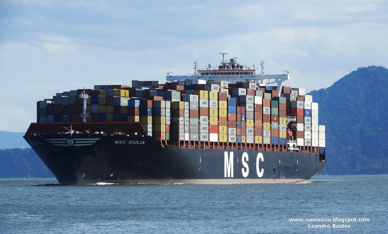 Navios de Santos & CIA: Navio MSC GIULIA
