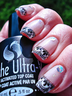 The Lacquered & Manicured Mom: Elegant Lace French Manicure