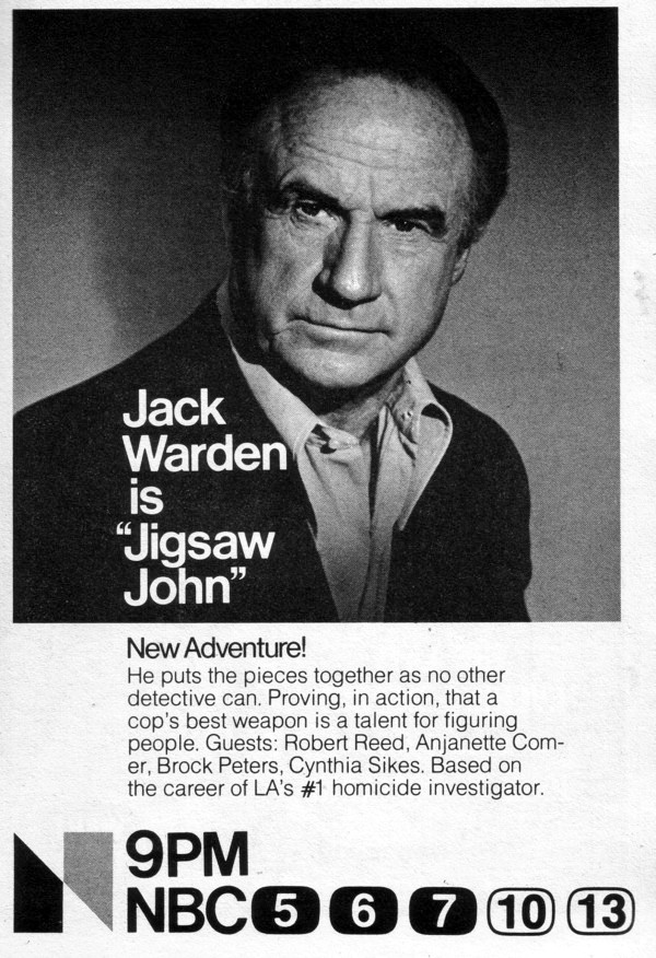 Los Angeles Morgue Files: "Jigsaw John" TV Series (1976)