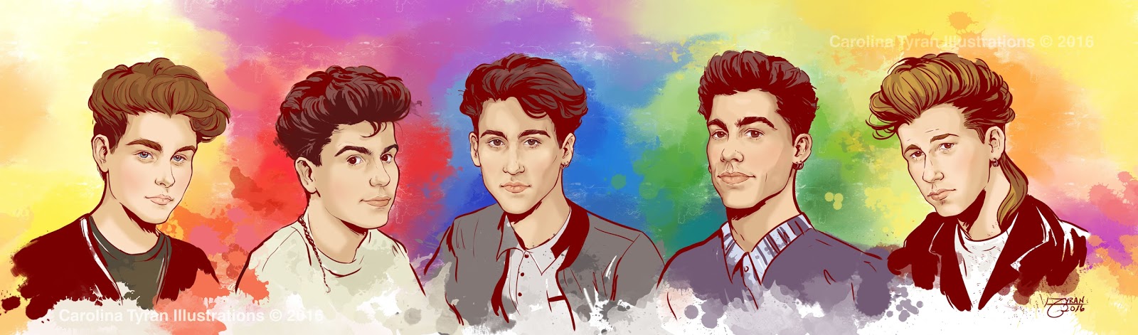 Carolina Tyran - Art & Ilustration-: New Kids on the Block - Fanart ...