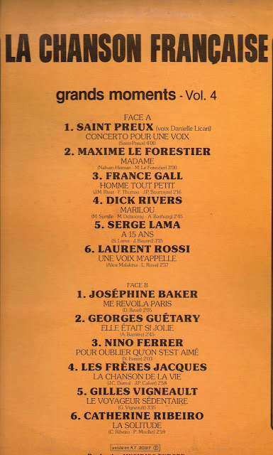 Les Chansons Perdues: La Chanson Française vol. 4 (Collection OR)