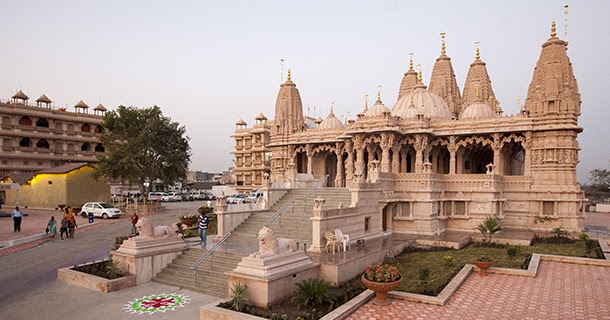 BAPS Swaminarayan Temple in Dhari Near Amreli Gujarat India-Born Place ...